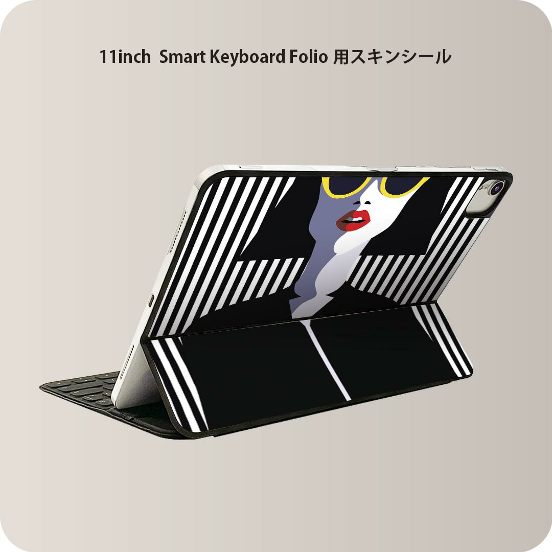 商品特徴・貼るだけでおしゃれに簡単着せ替え、iPad 11inch用 Smart Keyboard Folio 全面デザインスキンシール！・高精細プリントで写真と遜色がない仕上がり！・ちょっとしたすり傷から端末を保護！・「裸で持つ派」の人に...