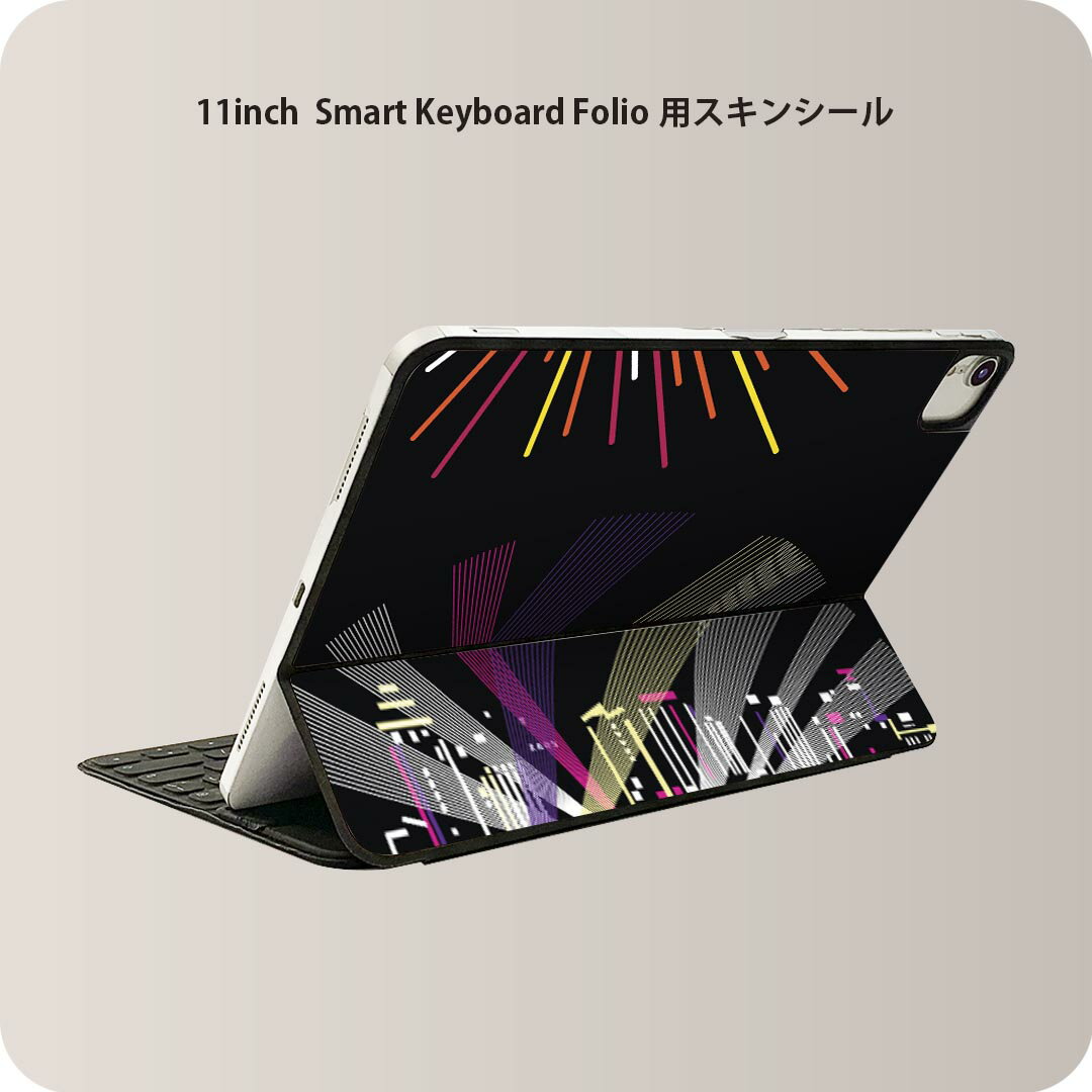 商品特徴・貼るだけでおしゃれに簡単着せ替え、iPad 11inch用 Smart Keyboard Folio 全面デザインスキンシール！・高精細プリントで写真と遜色がない仕上がり！・ちょっとしたすり傷から端末を保護！・「裸で持つ派」の人に...