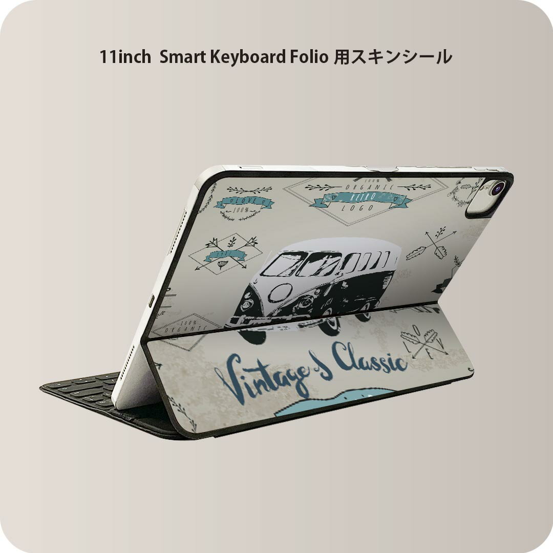 商品特徴・貼るだけでおしゃれに簡単着せ替え、iPad 11inch用 Smart Keyboard Folio 全面デザインスキンシール！・高精細プリントで写真と遜色がない仕上がり！・ちょっとしたすり傷から端末を保護！・「裸で持つ派」の人に...