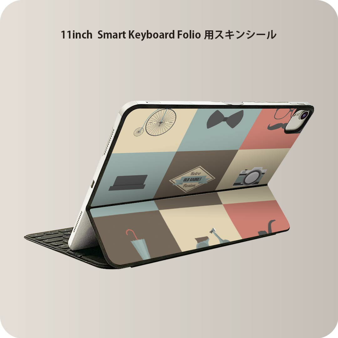商品特徴・貼るだけでおしゃれに簡単着せ替え、iPad 11inch用 Smart Keyboard Folio 全面デザインスキンシール！・高精細プリントで写真と遜色がない仕上がり！・ちょっとしたすり傷から端末を保護！・「裸で持つ派」の人に...