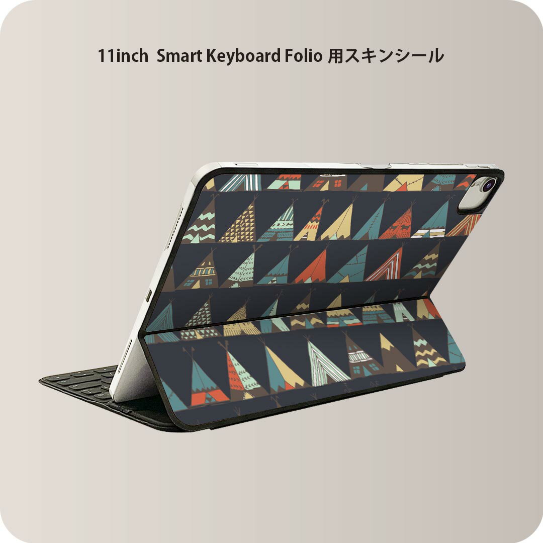 商品特徴・貼るだけでおしゃれに簡単着せ替え、iPad 11inch用 Smart Keyboard Folio 全面デザインスキンシール！・高精細プリントで写真と遜色がない仕上がり！・ちょっとしたすり傷から端末を保護！・「裸で持つ派」の人に...
