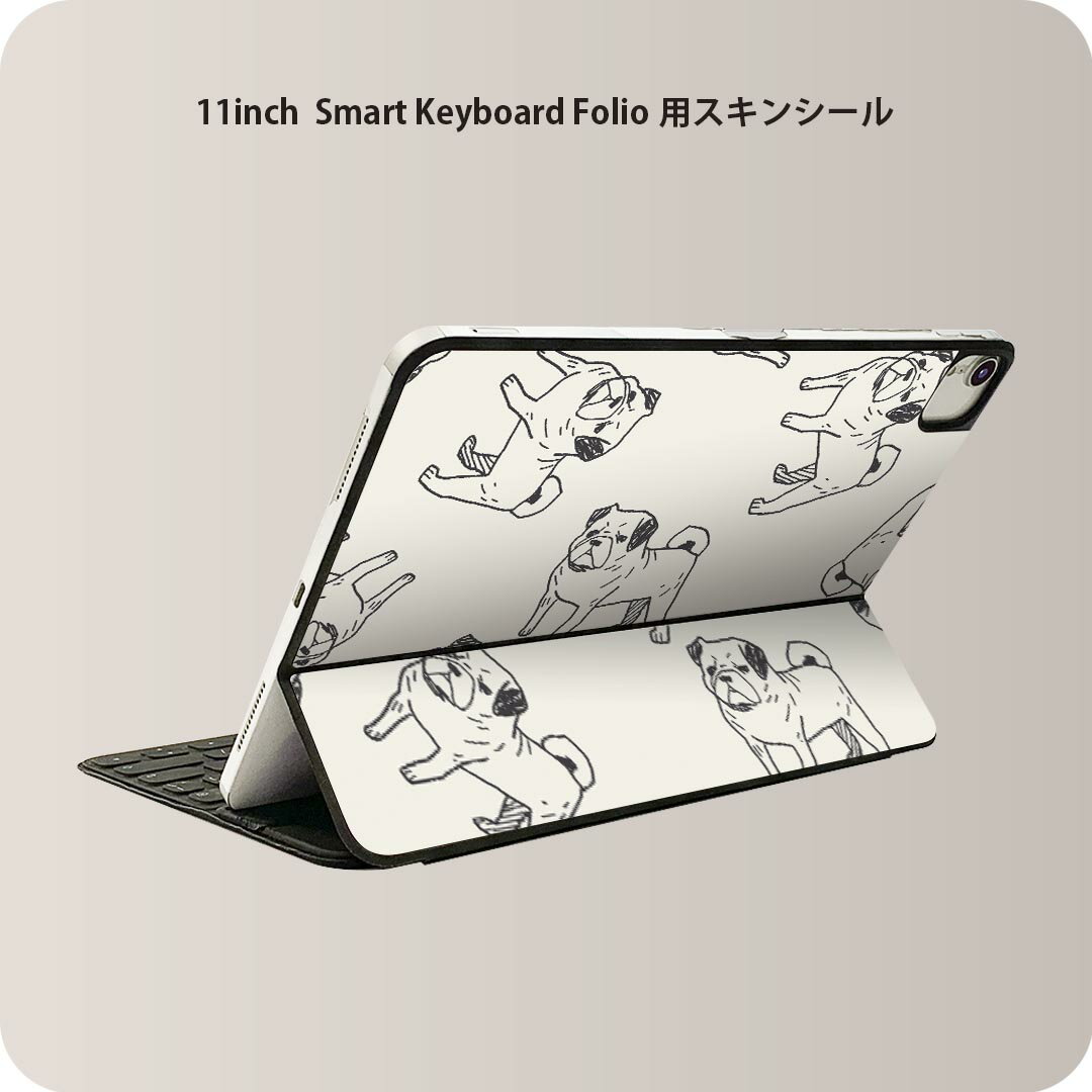 商品特徴・貼るだけでおしゃれに簡単着せ替え、iPad 11inch用 Smart Keyboard Folio 全面デザインスキンシール！・高精細プリントで写真と遜色がない仕上がり！・ちょっとしたすり傷から端末を保護！・「裸で持つ派」の人に...