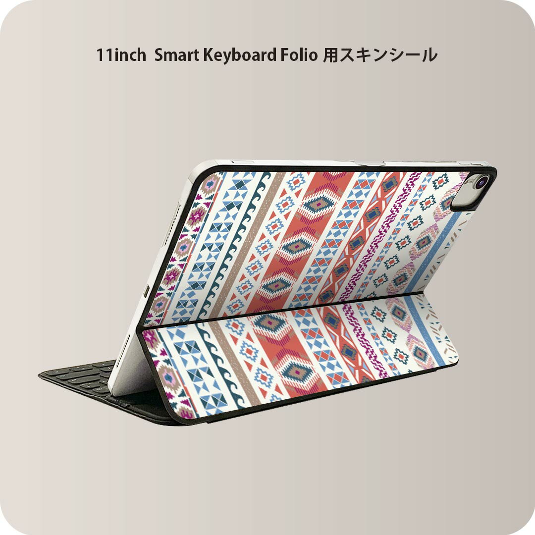 商品特徴・貼るだけでおしゃれに簡単着せ替え、iPad 11inch用 Smart Keyboard Folio 全面デザインスキンシール！・高精細プリントで写真と遜色がない仕上がり！・ちょっとしたすり傷から端末を保護！・「裸で持つ派」の人に...