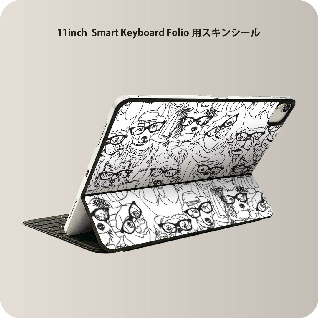 商品特徴・貼るだけでおしゃれに簡単着せ替え、iPad 11inch用 Smart Keyboard Folio 全面デザインスキンシール！・高精細プリントで写真と遜色がない仕上がり！・ちょっとしたすり傷から端末を保護！・「裸で持つ派」の人に...