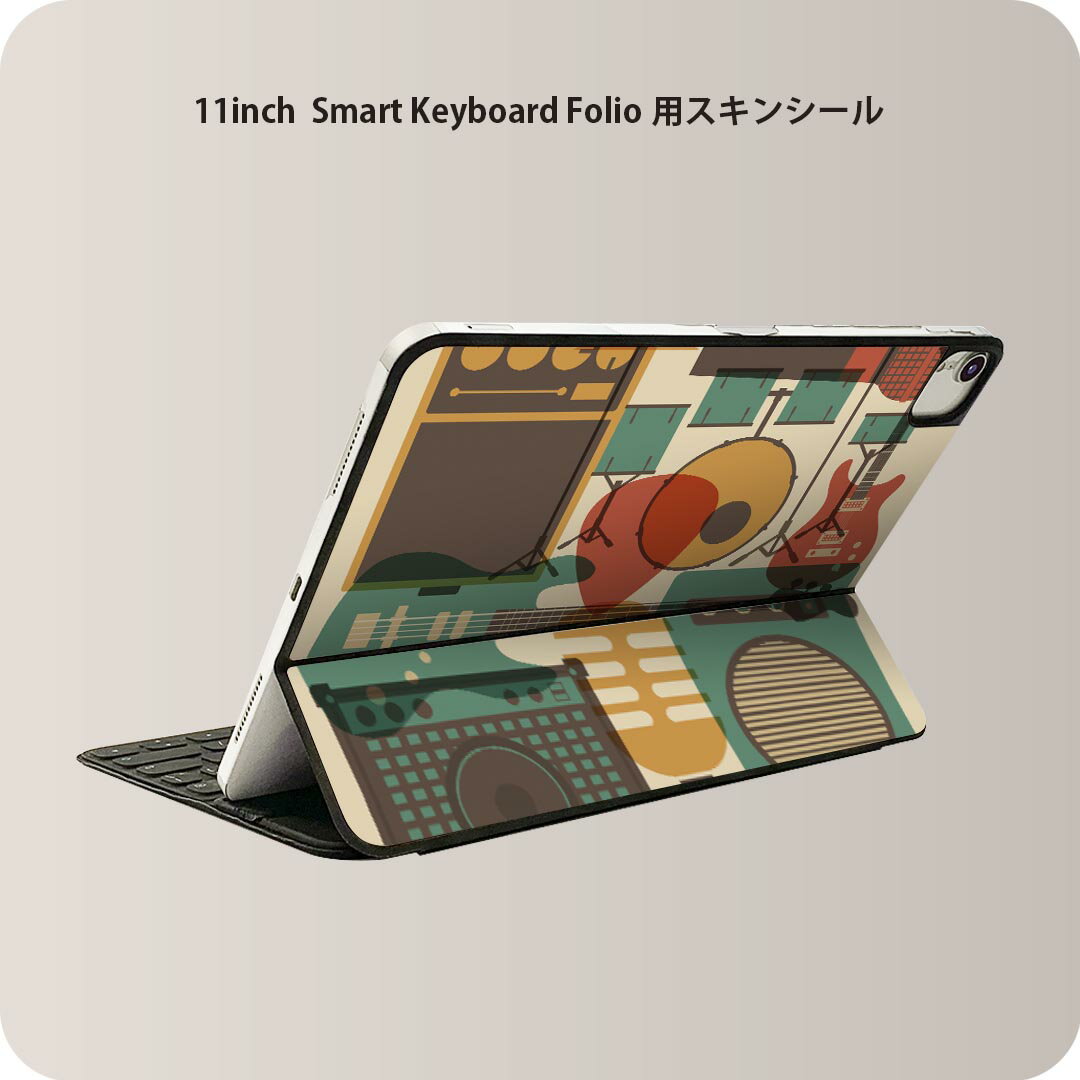 商品特徴・貼るだけでおしゃれに簡単着せ替え、iPad 11inch用 Smart Keyboard Folio 全面デザインスキンシール！・高精細プリントで写真と遜色がない仕上がり！・ちょっとしたすり傷から端末を保護！・「裸で持つ派」の人に...