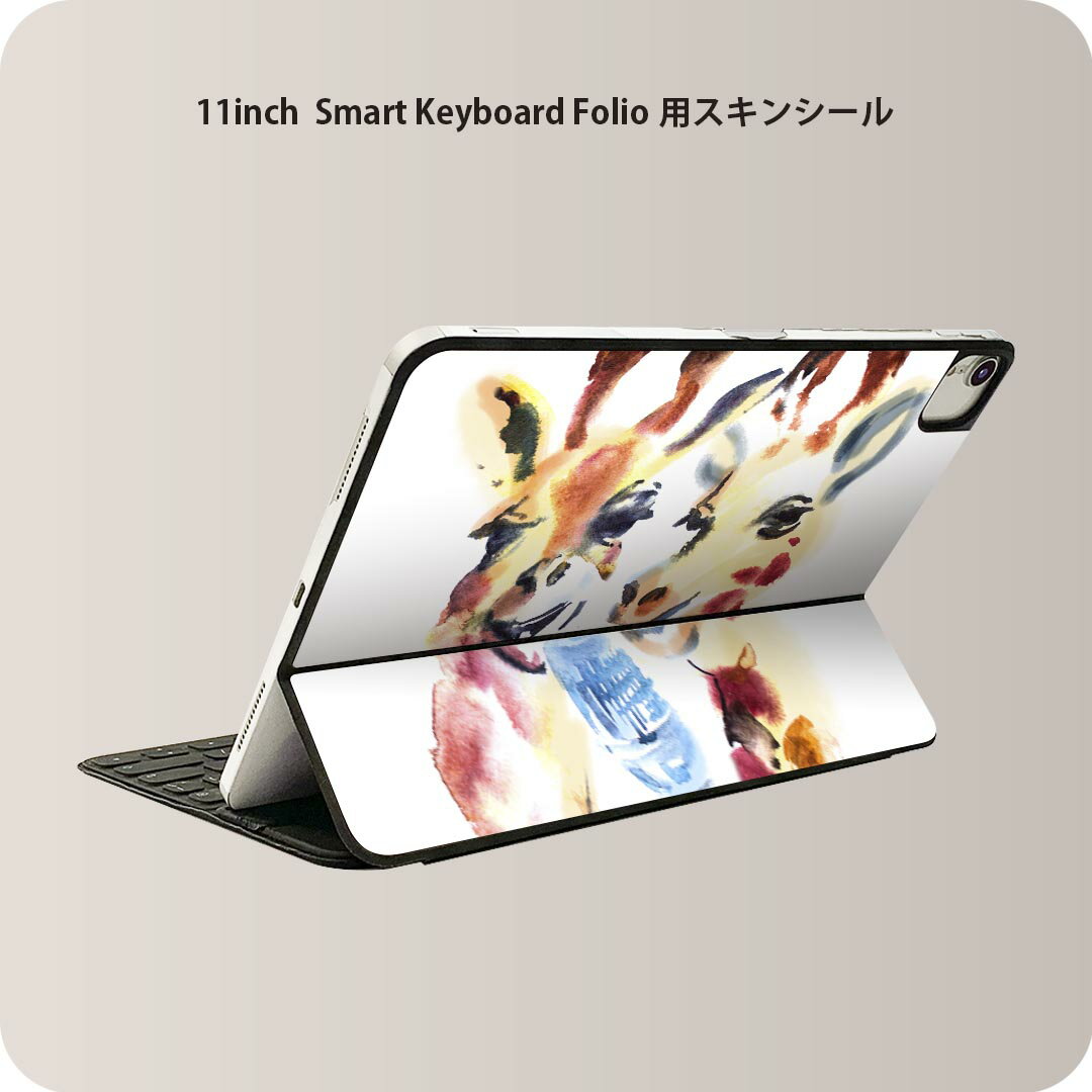 商品特徴・貼るだけでおしゃれに簡単着せ替え、iPad 11inch用 Smart Keyboard Folio 全面デザインスキンシール！・高精細プリントで写真と遜色がない仕上がり！・ちょっとしたすり傷から端末を保護！・「裸で持つ派」の人に...