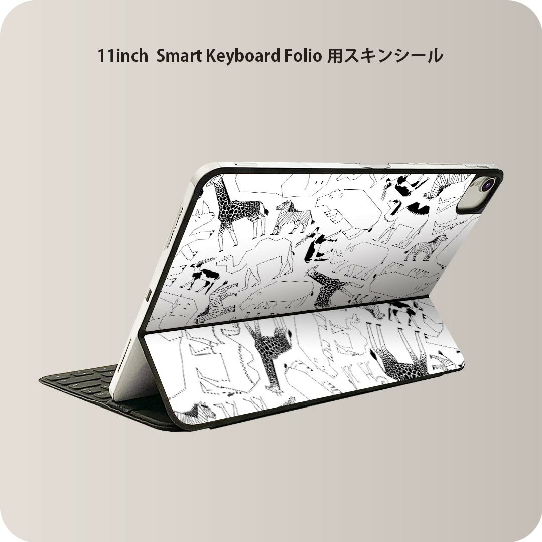 商品特徴・貼るだけでおしゃれに簡単着せ替え、iPad 11inch用 Smart Keyboard Folio 全面デザインスキンシール！・高精細プリントで写真と遜色がない仕上がり！・ちょっとしたすり傷から端末を保護！・「裸で持つ派」の人に...