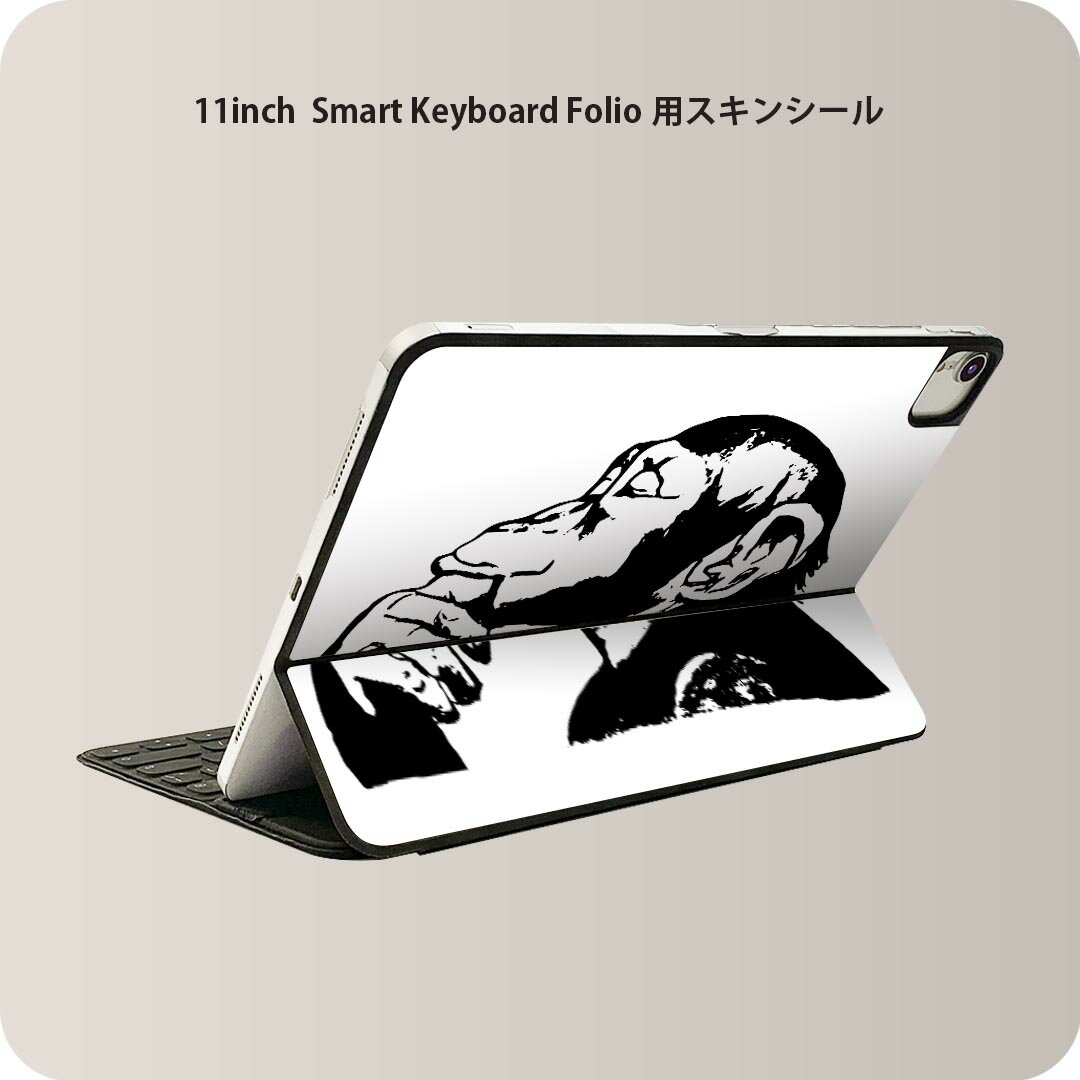 商品特徴・貼るだけでおしゃれに簡単着せ替え、iPad 11inch用 Smart Keyboard Folio 全面デザインスキンシール！・高精細プリントで写真と遜色がない仕上がり！・ちょっとしたすり傷から端末を保護！・「裸で持つ派」の人に...
