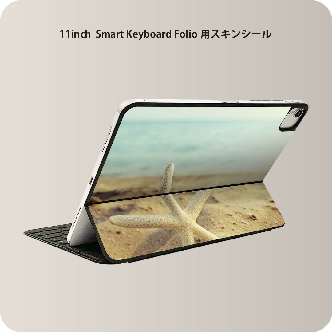 商品特徴・貼るだけでおしゃれに簡単着せ替え、iPad 11inch用 Smart Keyboard Folio 全面デザインスキンシール！・高精細プリントで写真と遜色がない仕上がり！・ちょっとしたすり傷から端末を保護！・「裸で持つ派」の人に...