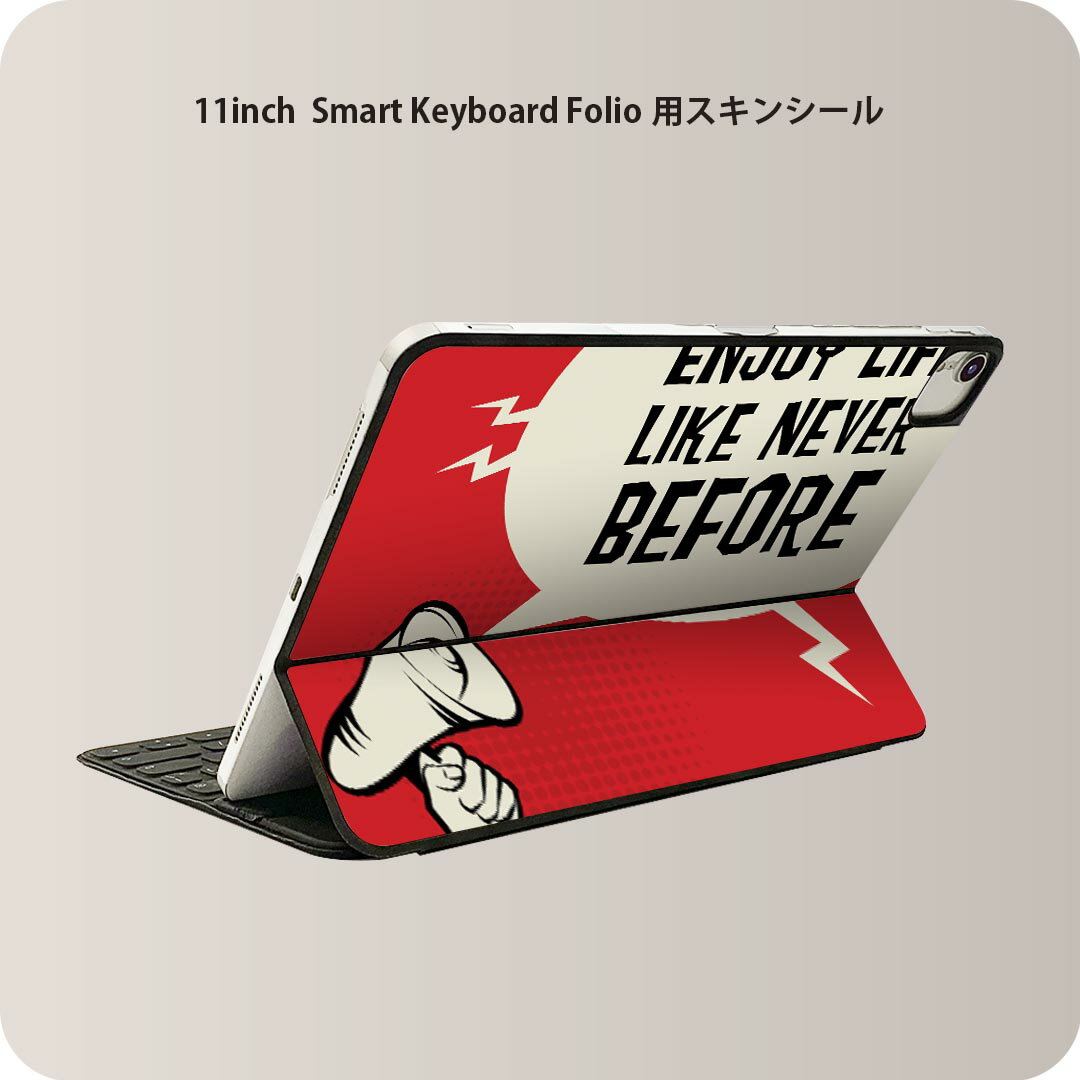 商品特徴・貼るだけでおしゃれに簡単着せ替え、iPad 11inch用 Smart Keyboard Folio 全面デザインスキンシール！・高精細プリントで写真と遜色がない仕上がり！・ちょっとしたすり傷から端末を保護！・「裸で持つ派」の人に...