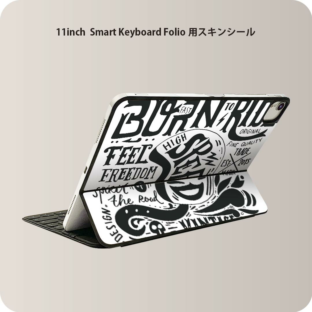 商品特徴・貼るだけでおしゃれに簡単着せ替え、iPad 11inch用 Smart Keyboard Folio 全面デザインスキンシール！・高精細プリントで写真と遜色がない仕上がり！・ちょっとしたすり傷から端末を保護！・「裸で持つ派」の人に...