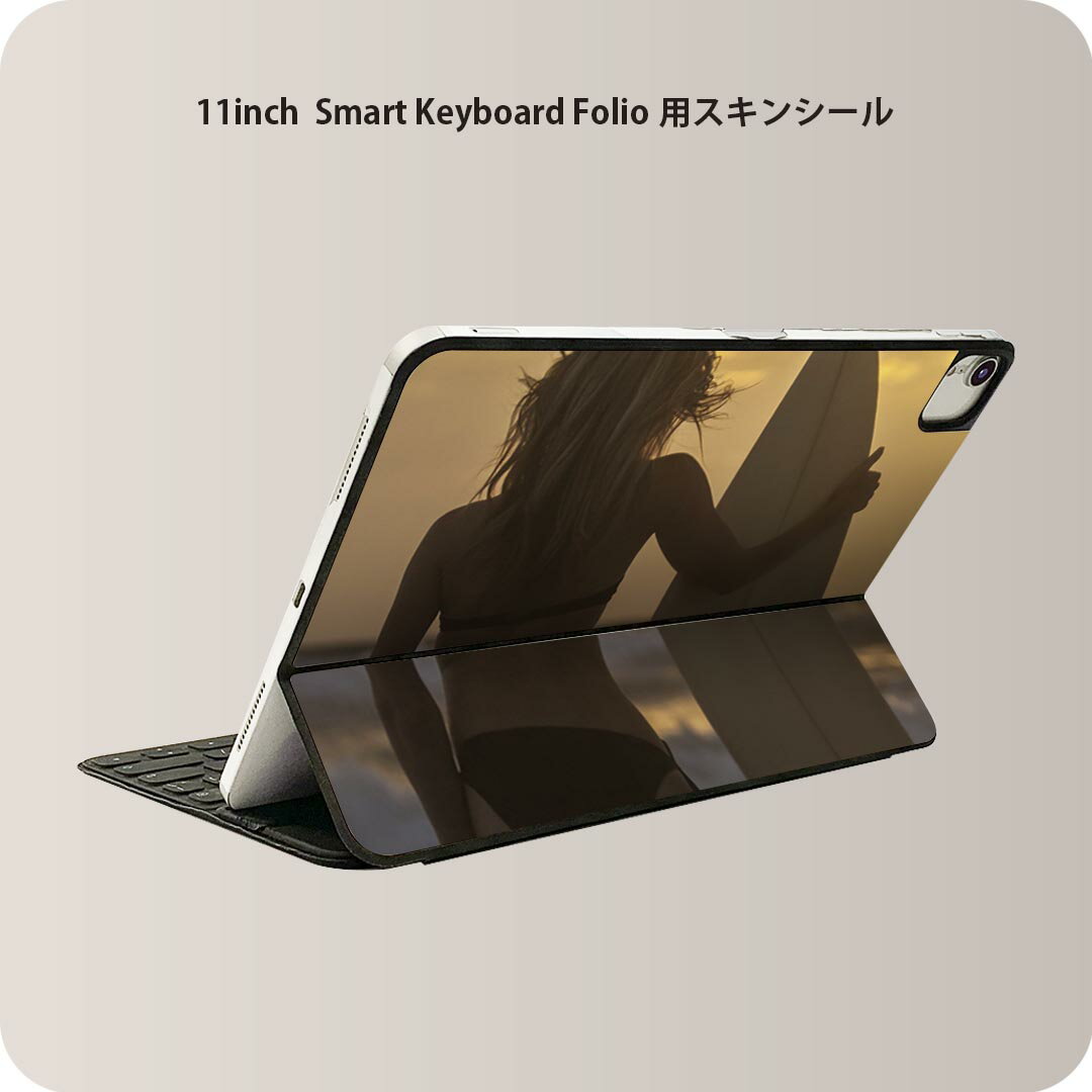 商品特徴・貼るだけでおしゃれに簡単着せ替え、iPad 11inch用 Smart Keyboard Folio 全面デザインスキンシール！・高精細プリントで写真と遜色がない仕上がり！・ちょっとしたすり傷から端末を保護！・「裸で持つ派」の人に...