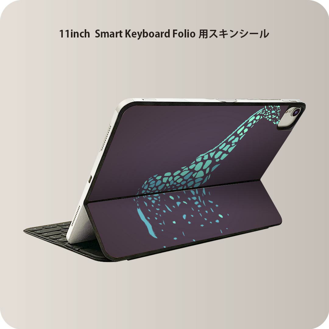 商品特徴・貼るだけでおしゃれに簡単着せ替え、iPad 11inch用 Smart Keyboard Folio 全面デザインスキンシール！・高精細プリントで写真と遜色がない仕上がり！・ちょっとしたすり傷から端末を保護！・「裸で持つ派」の人に...