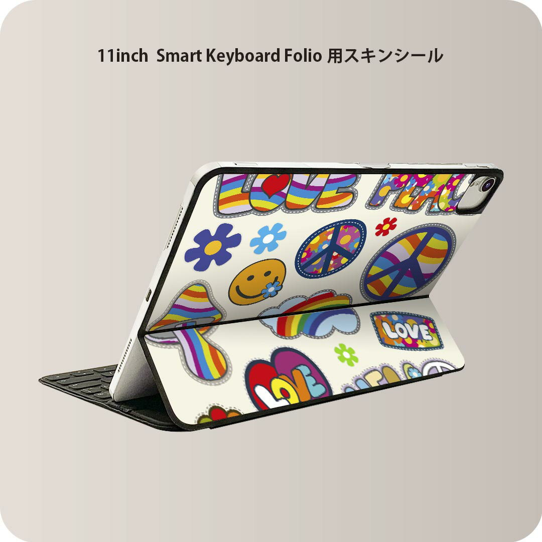 商品特徴・貼るだけでおしゃれに簡単着せ替え、iPad 11inch用 Smart Keyboard Folio 全面デザインスキンシール！・高精細プリントで写真と遜色がない仕上がり！・ちょっとしたすり傷から端末を保護！・「裸で持つ派」の人に...