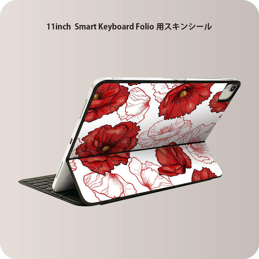 商品特徴・貼るだけでおしゃれに簡単着せ替え、iPad 11inch用 Smart Keyboard Folio 全面デザインスキンシール！・高精細プリントで写真と遜色がない仕上がり！・ちょっとしたすり傷から端末を保護！・「裸で持つ派」の人に...