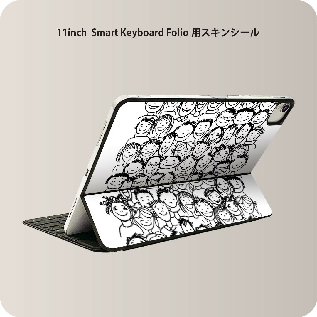商品特徴・貼るだけでおしゃれに簡単着せ替え、iPad 11inch用 Smart Keyboard Folio 全面デザインスキンシール！・高精細プリントで写真と遜色がない仕上がり！・ちょっとしたすり傷から端末を保護！・「裸で持つ派」の人に...