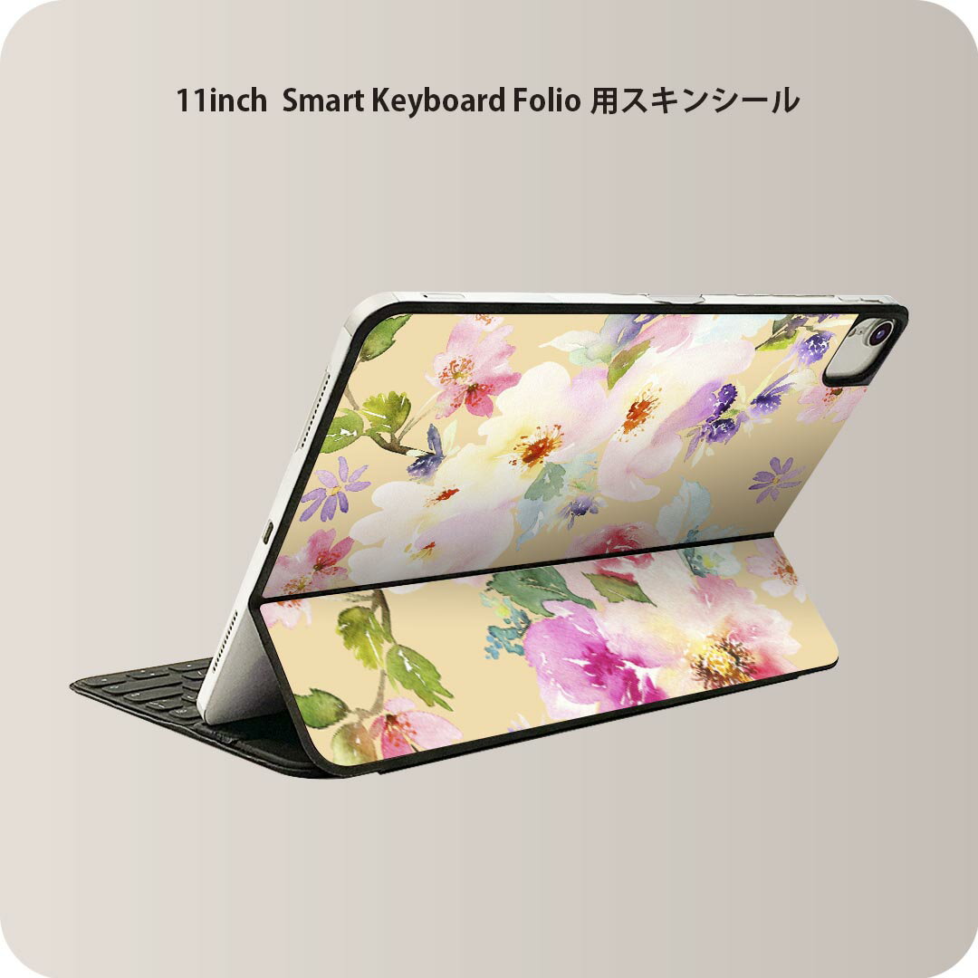 商品特徴・貼るだけでおしゃれに簡単着せ替え、iPad 11inch用 Smart Keyboard Folio 全面デザインスキンシール！・高精細プリントで写真と遜色がない仕上がり！・ちょっとしたすり傷から端末を保護！・「裸で持つ派」の人に...