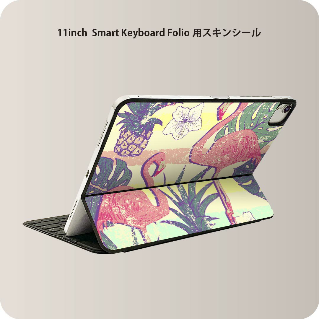 商品特徴・貼るだけでおしゃれに簡単着せ替え、iPad 11inch用 Smart Keyboard Folio 全面デザインスキンシール！・高精細プリントで写真と遜色がない仕上がり！・ちょっとしたすり傷から端末を保護！・「裸で持つ派」の人に...