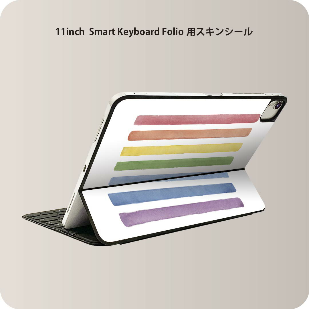 商品特徴・貼るだけでおしゃれに簡単着せ替え、iPad 11inch用 Smart Keyboard Folio 全面デザインスキンシール！・高精細プリントで写真と遜色がない仕上がり！・ちょっとしたすり傷から端末を保護！・「裸で持つ派」の人に...