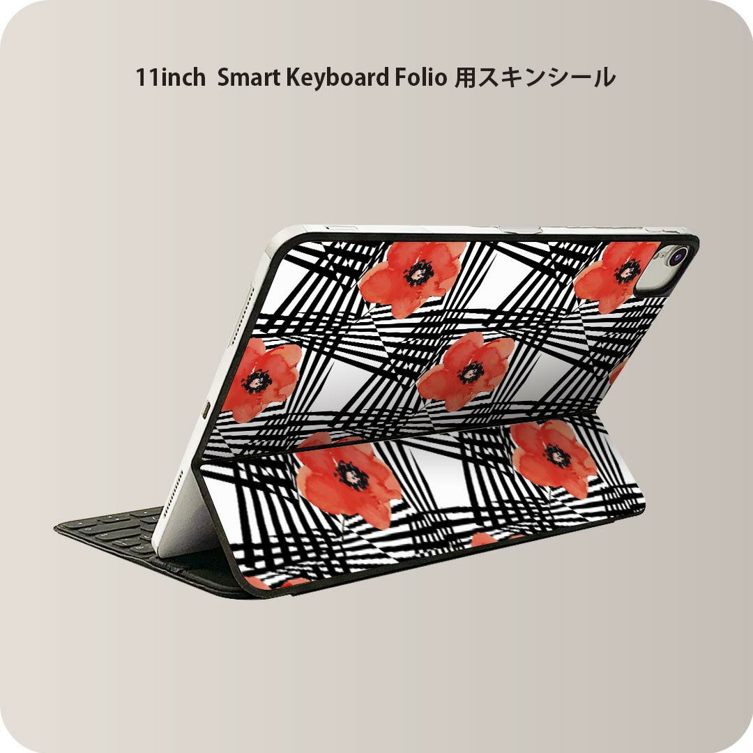 商品特徴・貼るだけでおしゃれに簡単着せ替え、iPad 11inch用 Smart Keyboard Folio 全面デザインスキンシール！・高精細プリントで写真と遜色がない仕上がり！・ちょっとしたすり傷から端末を保護！・「裸で持つ派」の人に...