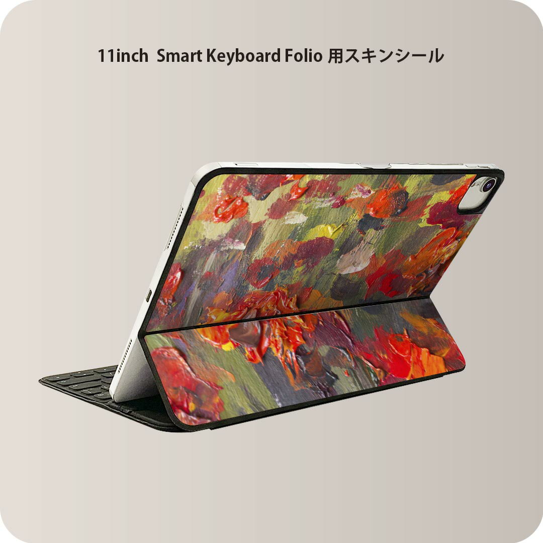 商品特徴・貼るだけでおしゃれに簡単着せ替え、iPad 11inch用 Smart Keyboard Folio 全面デザインスキンシール！・高精細プリントで写真と遜色がない仕上がり！・ちょっとしたすり傷から端末を保護！・「裸で持つ派」の人に...