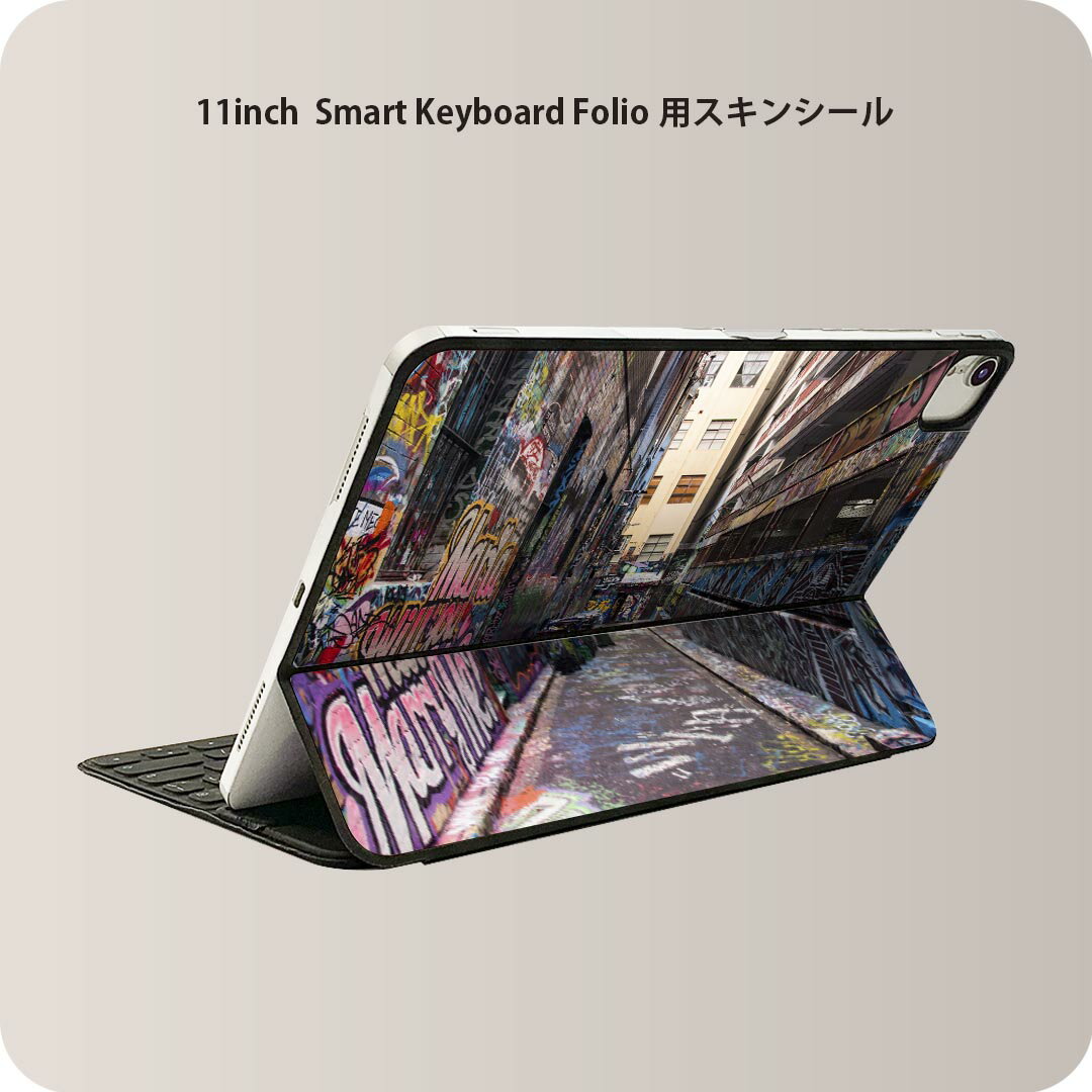 商品特徴・貼るだけでおしゃれに簡単着せ替え、iPad 11inch用 Smart Keyboard Folio 全面デザインスキンシール！・高精細プリントで写真と遜色がない仕上がり！・ちょっとしたすり傷から端末を保護！・「裸で持つ派」の人に...
