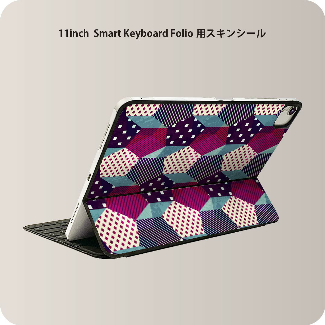 商品特徴・貼るだけでおしゃれに簡単着せ替え、iPad 11inch用 Smart Keyboard Folio 全面デザインスキンシール！・高精細プリントで写真と遜色がない仕上がり！・ちょっとしたすり傷から端末を保護！・「裸で持つ派」の人に...