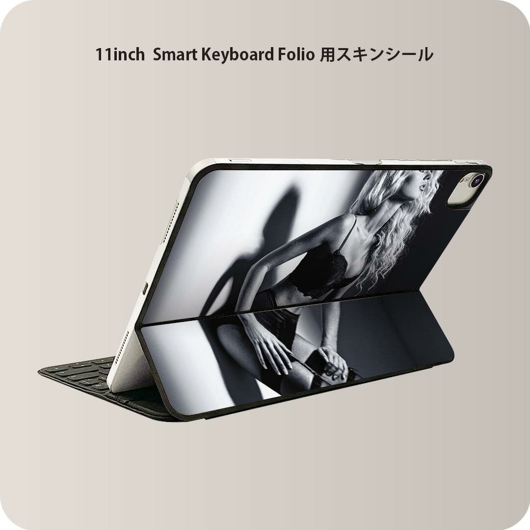 商品特徴・貼るだけでおしゃれに簡単着せ替え、iPad 11inch用 Smart Keyboard Folio 全面デザインスキンシール！・高精細プリントで写真と遜色がない仕上がり！・ちょっとしたすり傷から端末を保護！・「裸で持つ派」の人に...