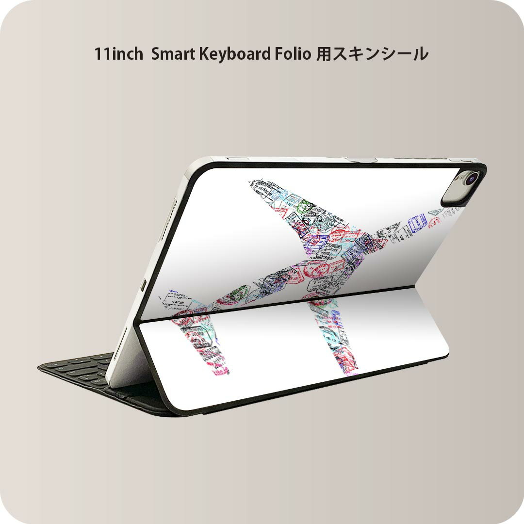 商品特徴・貼るだけでおしゃれに簡単着せ替え、iPad 11inch用 Smart Keyboard Folio 全面デザインスキンシール！・高精細プリントで写真と遜色がない仕上がり！・ちょっとしたすり傷から端末を保護！・「裸で持つ派」の人に...