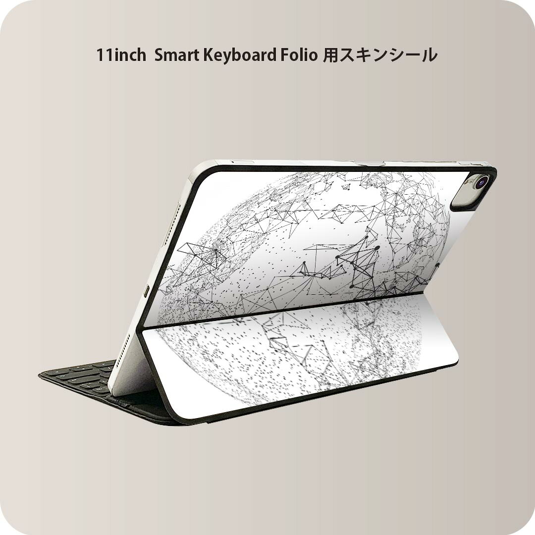 商品特徴・貼るだけでおしゃれに簡単着せ替え、iPad 11inch用 Smart Keyboard Folio 全面デザインスキンシール！・高精細プリントで写真と遜色がない仕上がり！・ちょっとしたすり傷から端末を保護！・「裸で持つ派」の人に...
