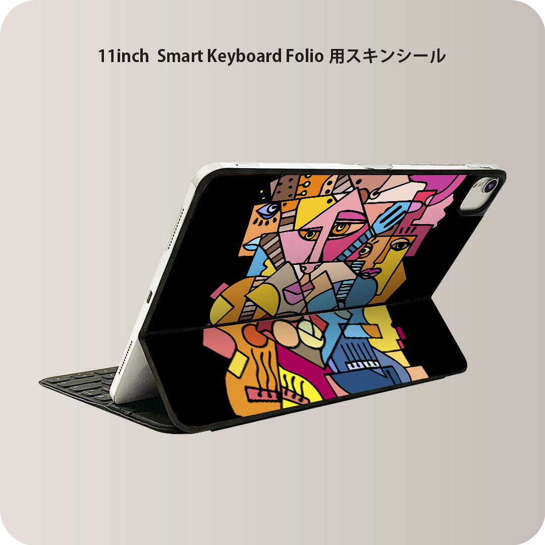 商品特徴・貼るだけでおしゃれに簡単着せ替え、iPad 11inch用 Smart Keyboard Folio 全面デザインスキンシール！・高精細プリントで写真と遜色がない仕上がり！・ちょっとしたすり傷から端末を保護！・「裸で持つ派」の人に...