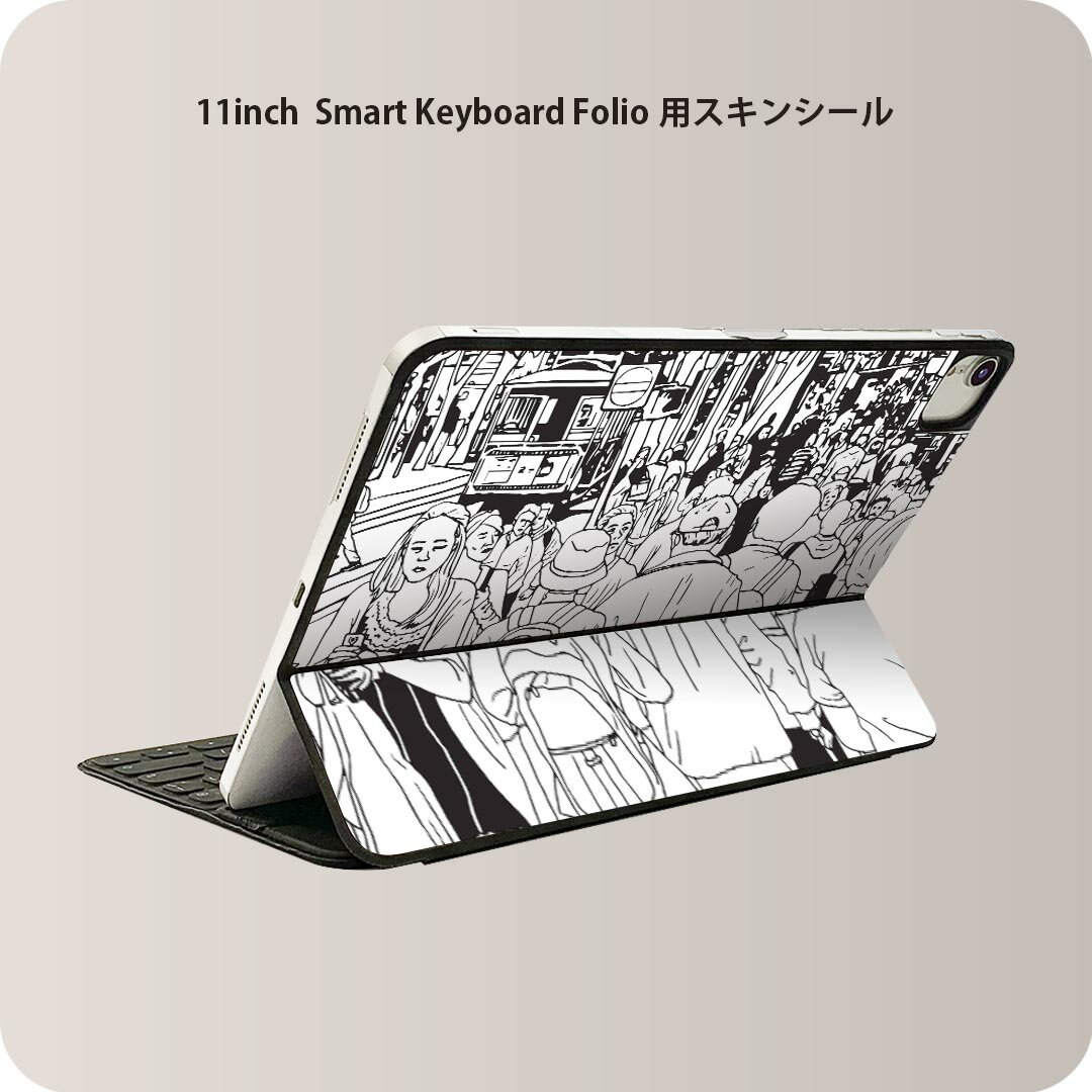 商品特徴・貼るだけでおしゃれに簡単着せ替え、iPad 11inch用 Smart Keyboard Folio 全面デザインスキンシール！・高精細プリントで写真と遜色がない仕上がり！・ちょっとしたすり傷から端末を保護！・「裸で持つ派」の人に...