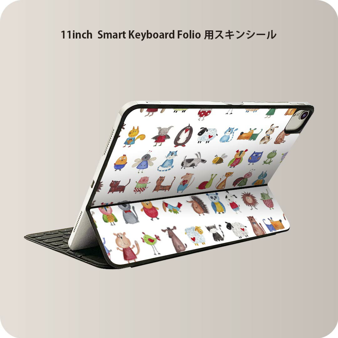 商品特徴・貼るだけでおしゃれに簡単着せ替え、iPad 11inch用 Smart Keyboard Folio 全面デザインスキンシール！・高精細プリントで写真と遜色がない仕上がり！・ちょっとしたすり傷から端末を保護！・「裸で持つ派」の人に...