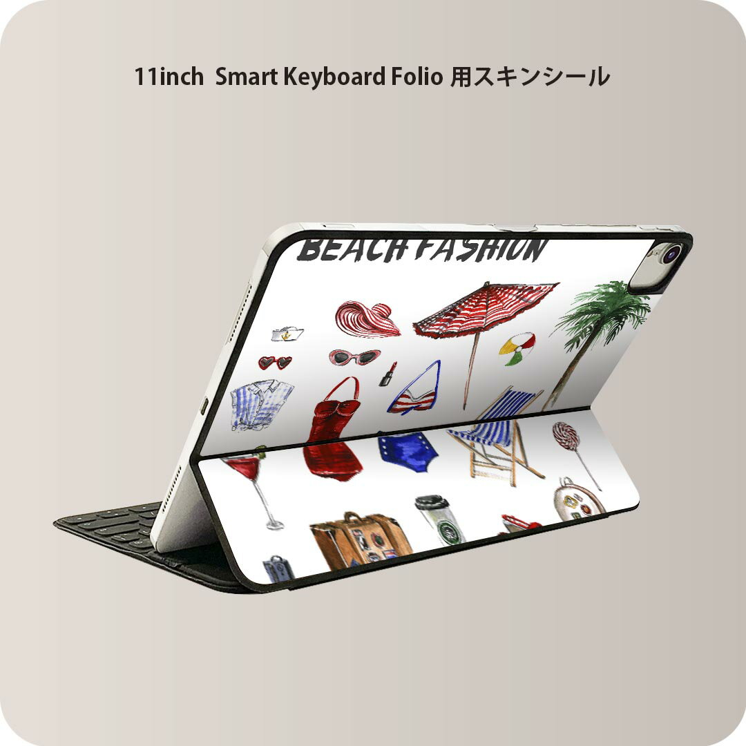 商品特徴・貼るだけでおしゃれに簡単着せ替え、iPad 11inch用 Smart Keyboard Folio 全面デザインスキンシール！・高精細プリントで写真と遜色がない仕上がり！・ちょっとしたすり傷から端末を保護！・「裸で持つ派」の人に...