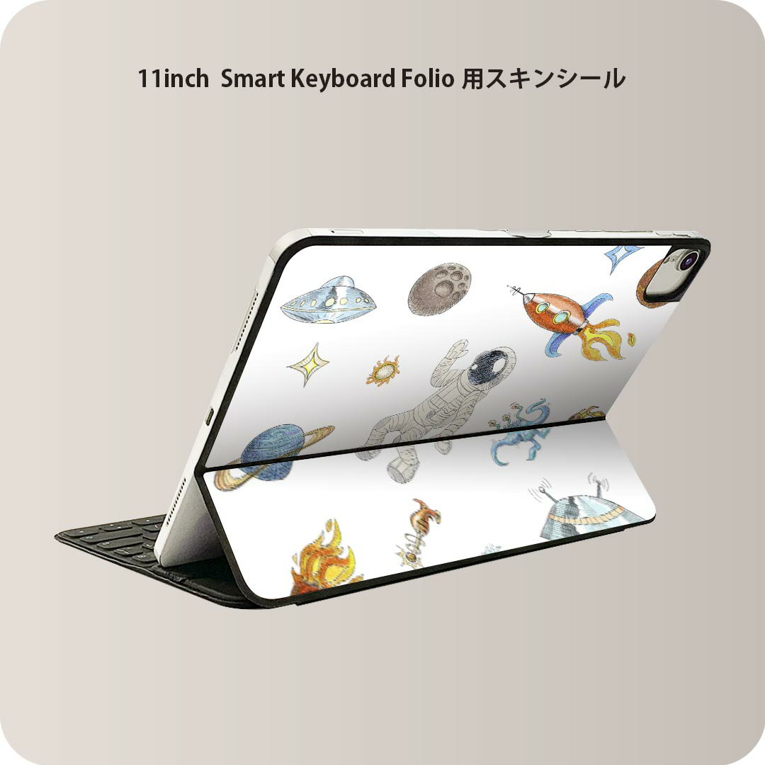 商品特徴・貼るだけでおしゃれに簡単着せ替え、iPad 11inch用 Smart Keyboard Folio 全面デザインスキンシール！・高精細プリントで写真と遜色がない仕上がり！・ちょっとしたすり傷から端末を保護！・「裸で持つ派」の人に...