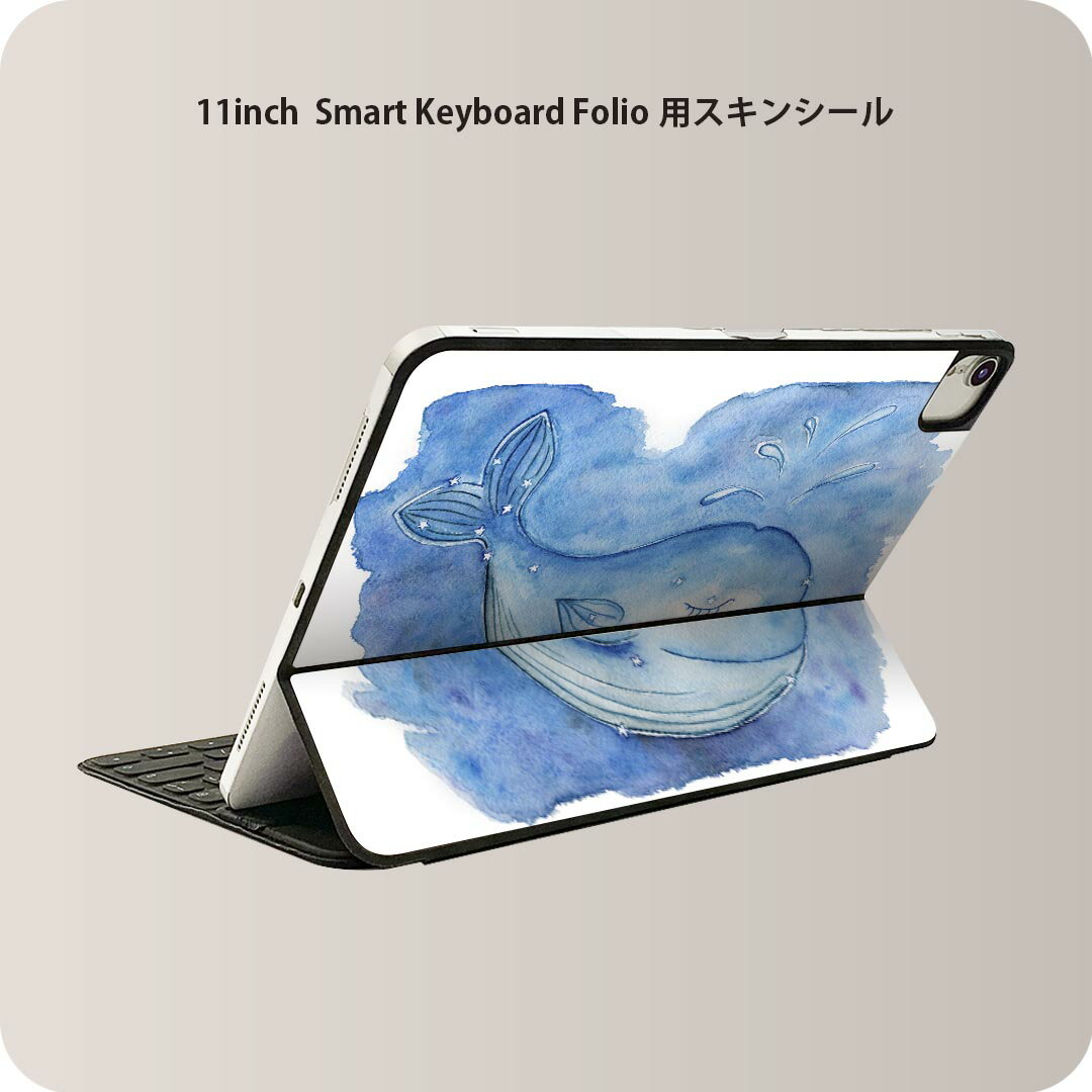 商品特徴・貼るだけでおしゃれに簡単着せ替え、iPad 11inch用 Smart Keyboard Folio 全面デザインスキンシール！・高精細プリントで写真と遜色がない仕上がり！・ちょっとしたすり傷から端末を保護！・「裸で持つ派」の人に...