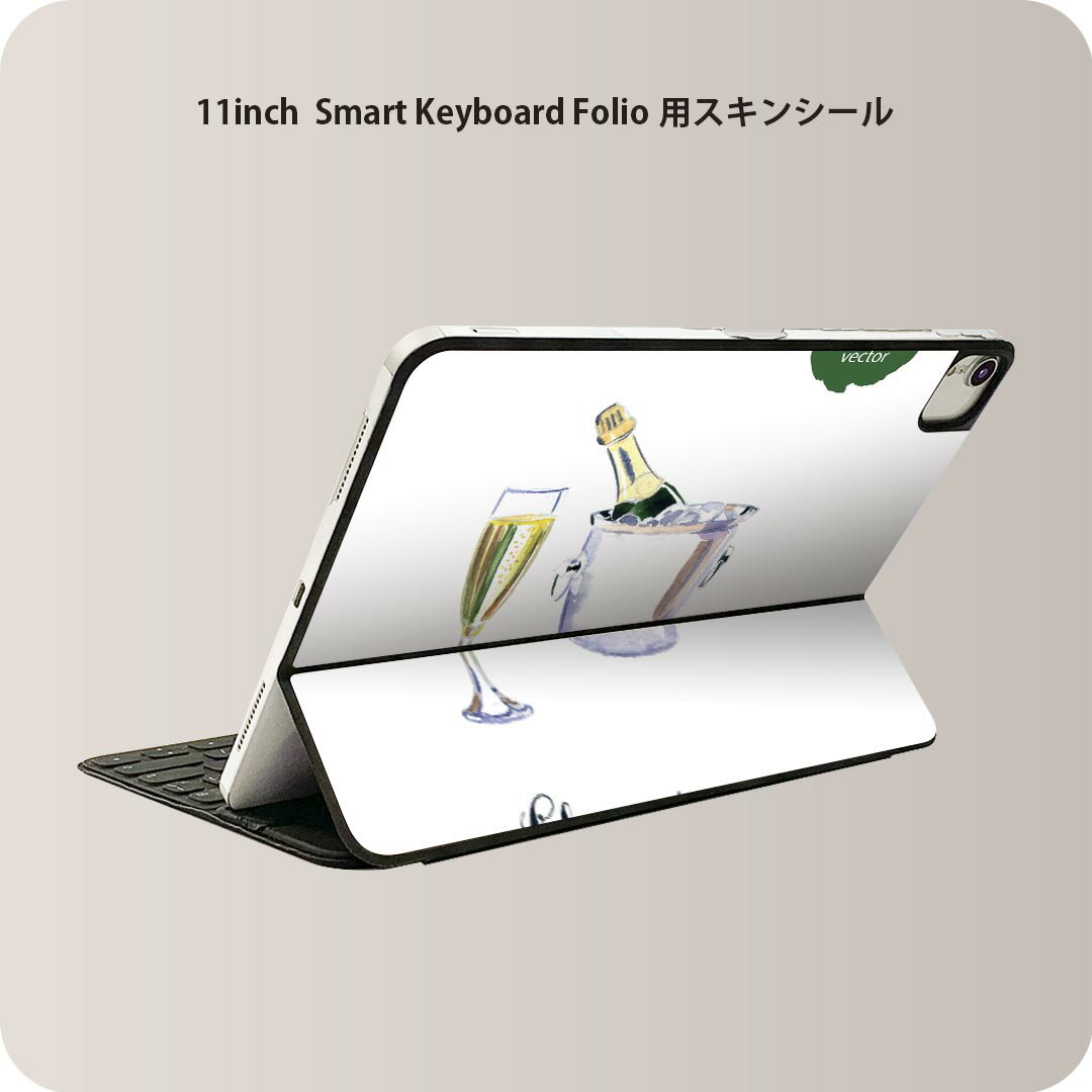 商品特徴・貼るだけでおしゃれに簡単着せ替え、iPad 11inch用 Smart Keyboard Folio 全面デザインスキンシール！・高精細プリントで写真と遜色がない仕上がり！・ちょっとしたすり傷から端末を保護！・「裸で持つ派」の人に...
