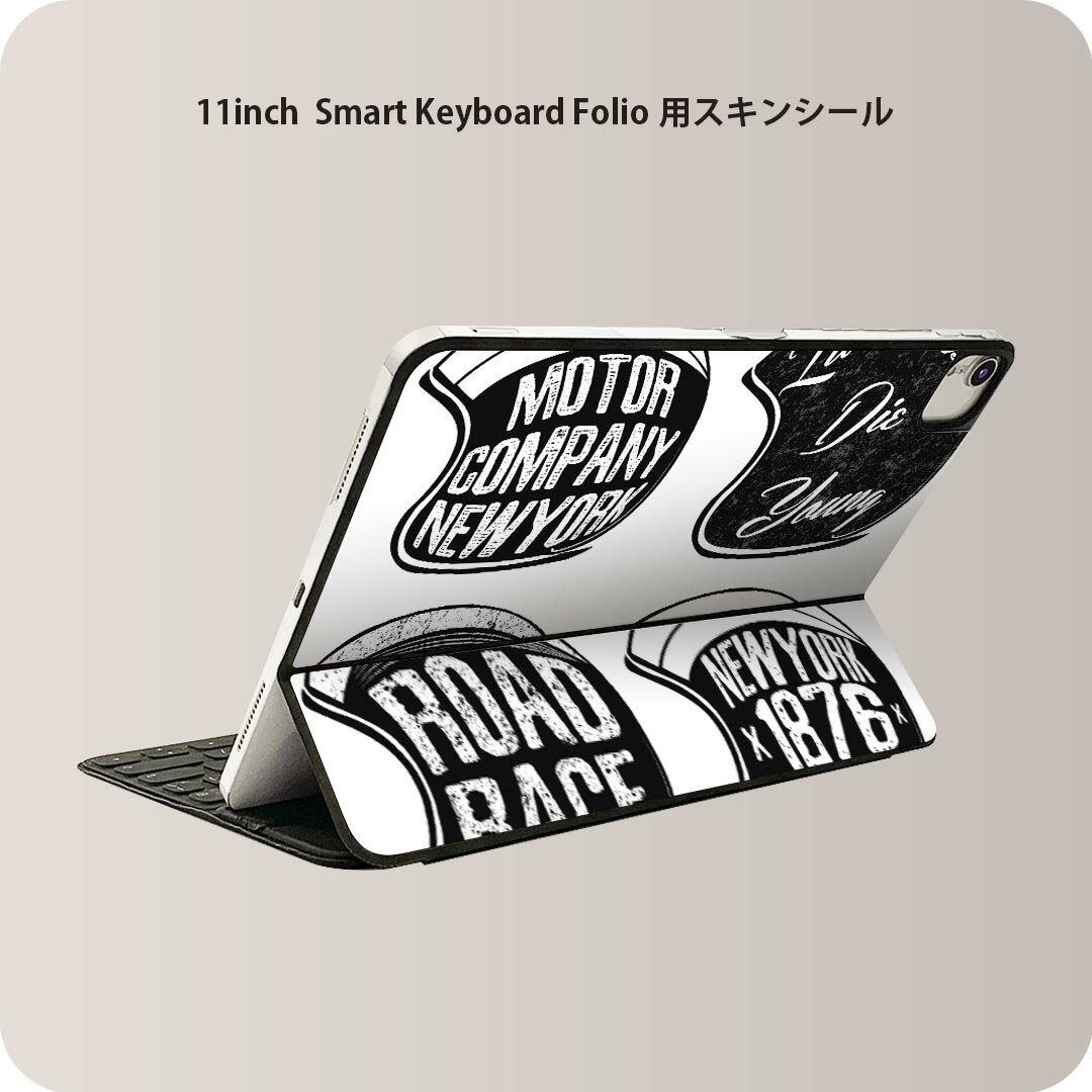 商品特徴・貼るだけでおしゃれに簡単着せ替え、iPad 11inch用 Smart Keyboard Folio 全面デザインスキンシール！・高精細プリントで写真と遜色がない仕上がり！・ちょっとしたすり傷から端末を保護！・「裸で持つ派」の人に...