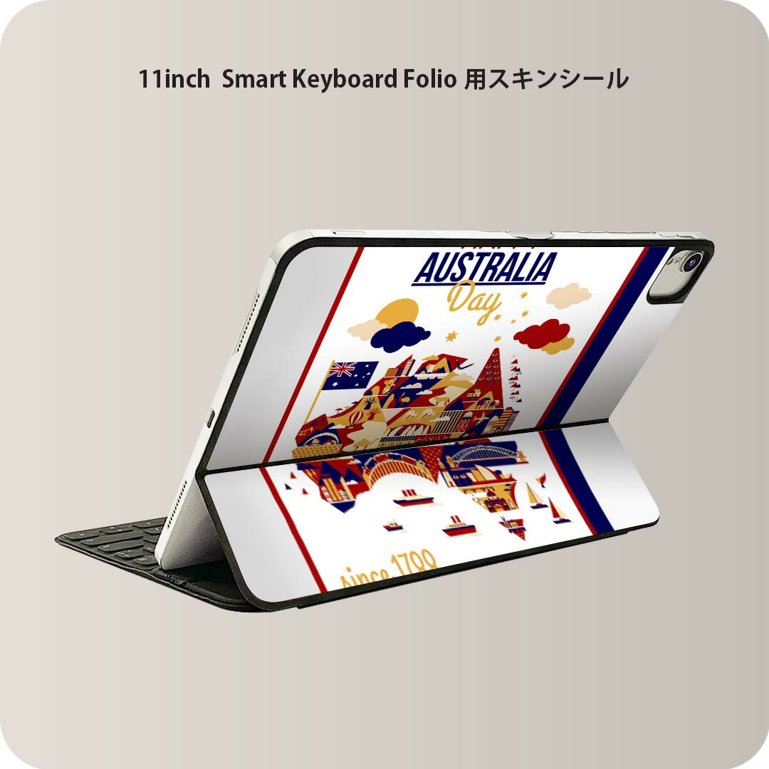 商品特徴・貼るだけでおしゃれに簡単着せ替え、iPad 11inch用 Smart Keyboard Folio 全面デザインスキンシール！・高精細プリントで写真と遜色がない仕上がり！・ちょっとしたすり傷から端末を保護！・「裸で持つ派」の人に...