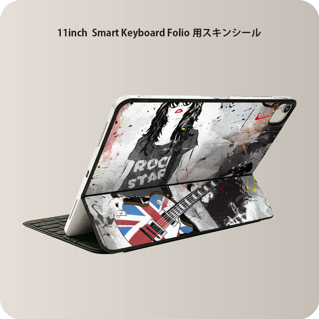 商品特徴・貼るだけでおしゃれに簡単着せ替え、iPad 11inch用 Smart Keyboard Folio 全面デザインスキンシール！・高精細プリントで写真と遜色がない仕上がり！・ちょっとしたすり傷から端末を保護！・「裸で持つ派」の人に...