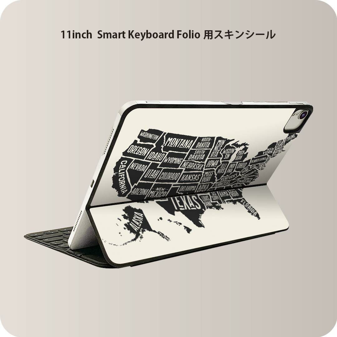 商品特徴・貼るだけでおしゃれに簡単着せ替え、iPad 11inch用 Smart Keyboard Folio 全面デザインスキンシール！・高精細プリントで写真と遜色がない仕上がり！・ちょっとしたすり傷から端末を保護！・「裸で持つ派」の人に...