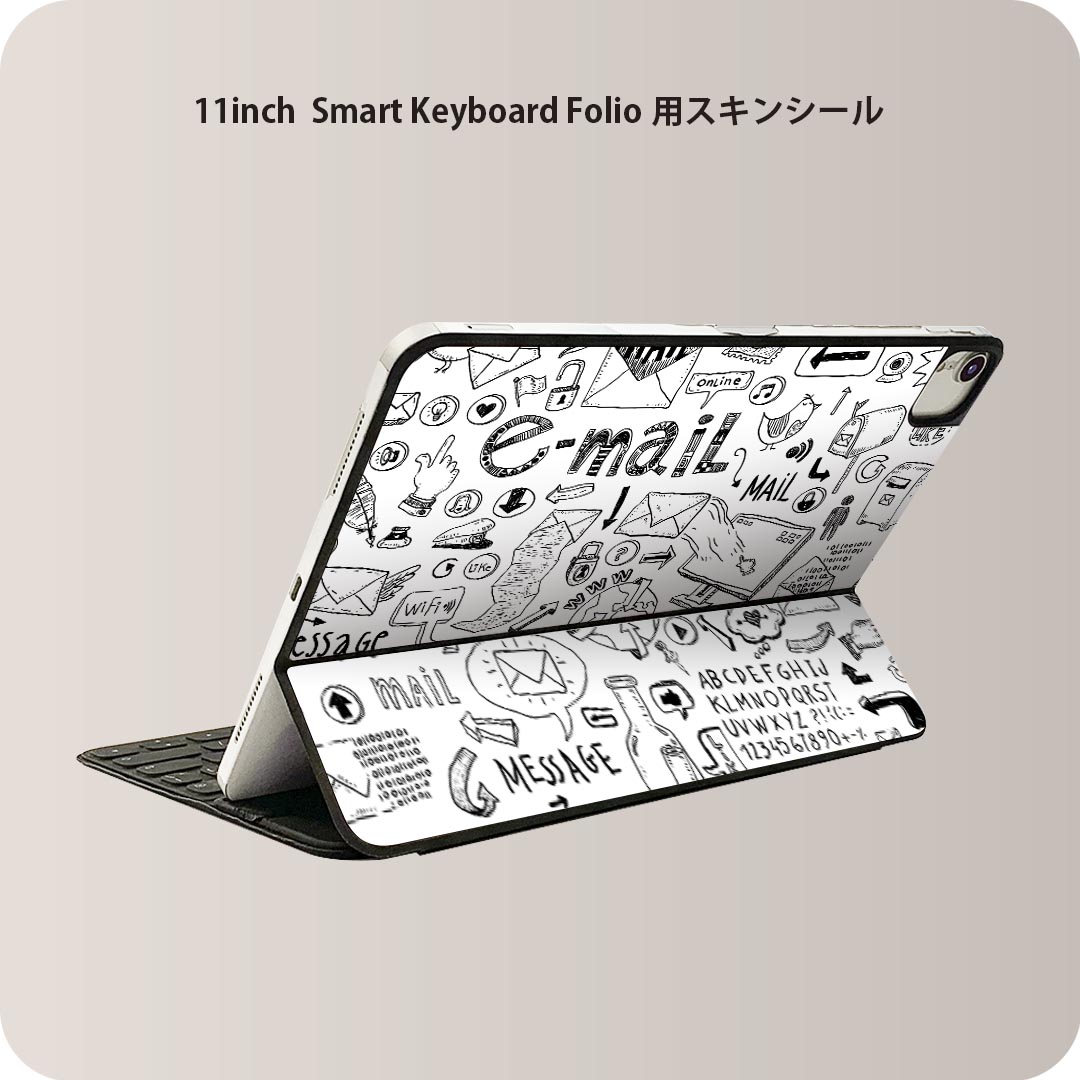 商品特徴・貼るだけでおしゃれに簡単着せ替え、iPad 11inch用 Smart Keyboard Folio 全面デザインスキンシール！・高精細プリントで写真と遜色がない仕上がり！・ちょっとしたすり傷から端末を保護！・「裸で持つ派」の人に...