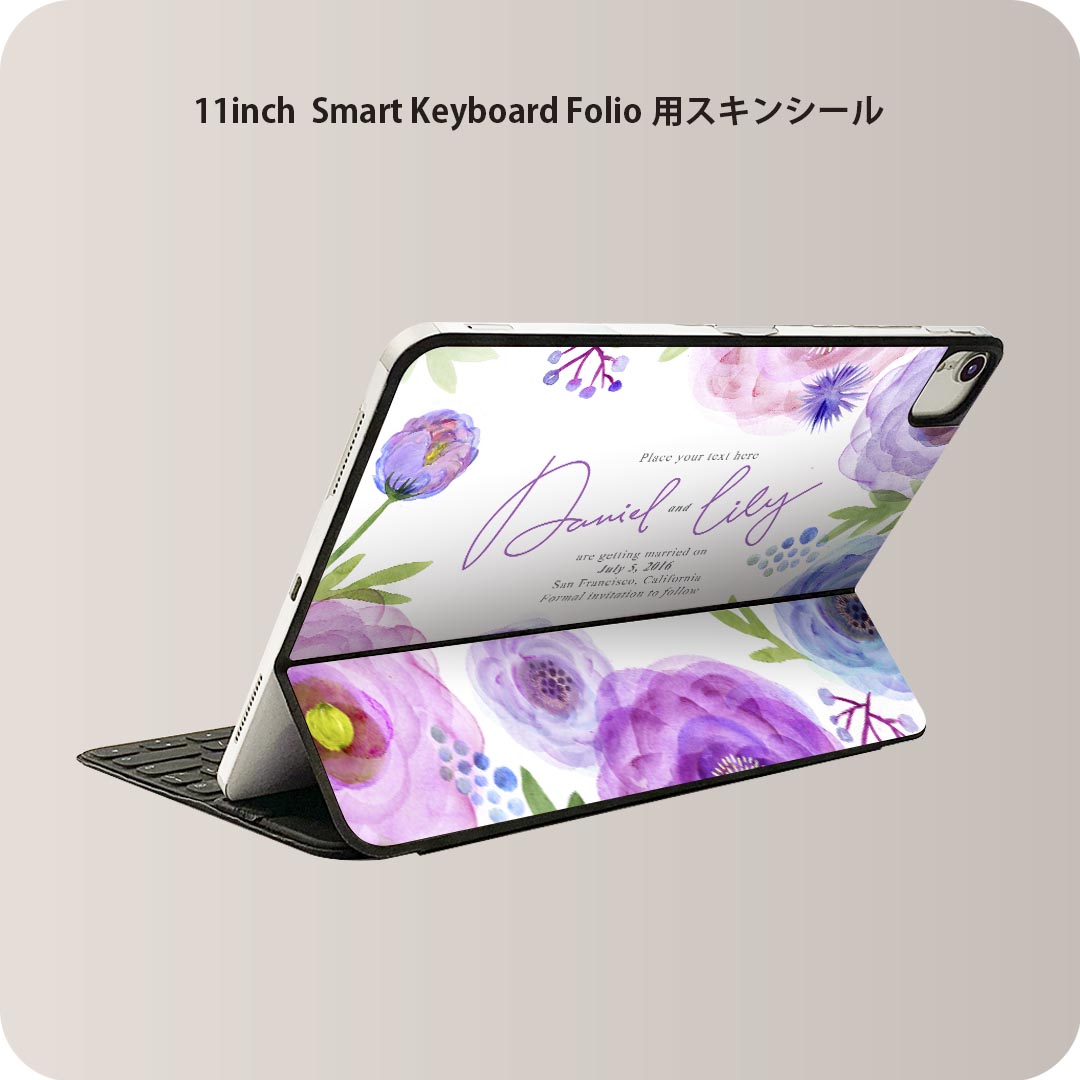商品特徴・貼るだけでおしゃれに簡単着せ替え、iPad 11inch用 Smart Keyboard Folio 全面デザインスキンシール！・高精細プリントで写真と遜色がない仕上がり！・ちょっとしたすり傷から端末を保護！・「裸で持つ派」の人に...