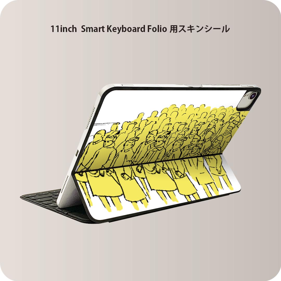 商品特徴・貼るだけでおしゃれに簡単着せ替え、iPad 11inch用 Smart Keyboard Folio 全面デザインスキンシール！・高精細プリントで写真と遜色がない仕上がり！・ちょっとしたすり傷から端末を保護！・「裸で持つ派」の人に...