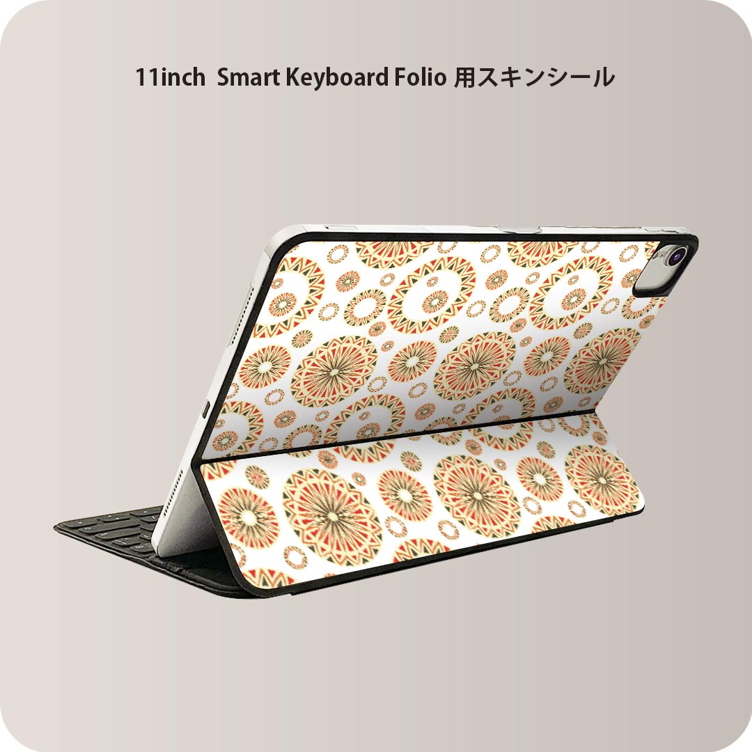 商品特徴・貼るだけでおしゃれに簡単着せ替え、iPad 11inch用 Smart Keyboard Folio 全面デザインスキンシール！・高精細プリントで写真と遜色がない仕上がり！・ちょっとしたすり傷から端末を保護！・「裸で持つ派」の人に...