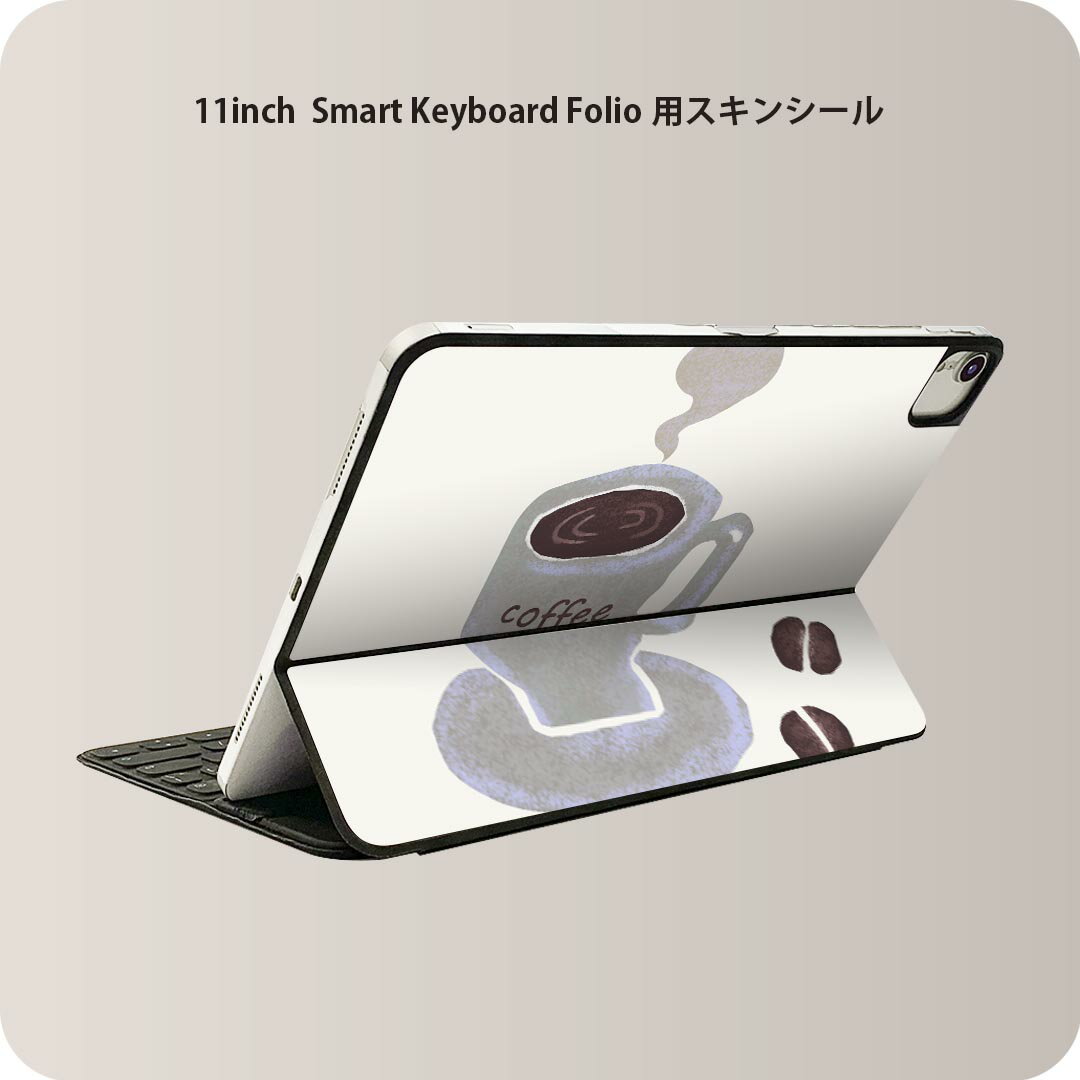 商品特徴・貼るだけでおしゃれに簡単着せ替え、iPad 11inch用 Smart Keyboard Folio 全面デザインスキンシール！・高精細プリントで写真と遜色がない仕上がり！・ちょっとしたすり傷から端末を保護！・「裸で持つ派」の人に...