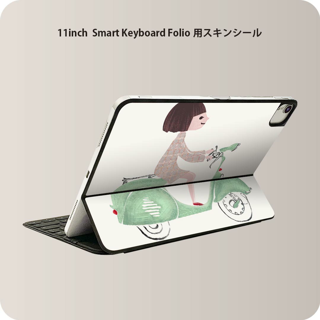 商品特徴・貼るだけでおしゃれに簡単着せ替え、iPad 11inch用 Smart Keyboard Folio 全面デザインスキンシール！・高精細プリントで写真と遜色がない仕上がり！・ちょっとしたすり傷から端末を保護！・「裸で持つ派」の人に...