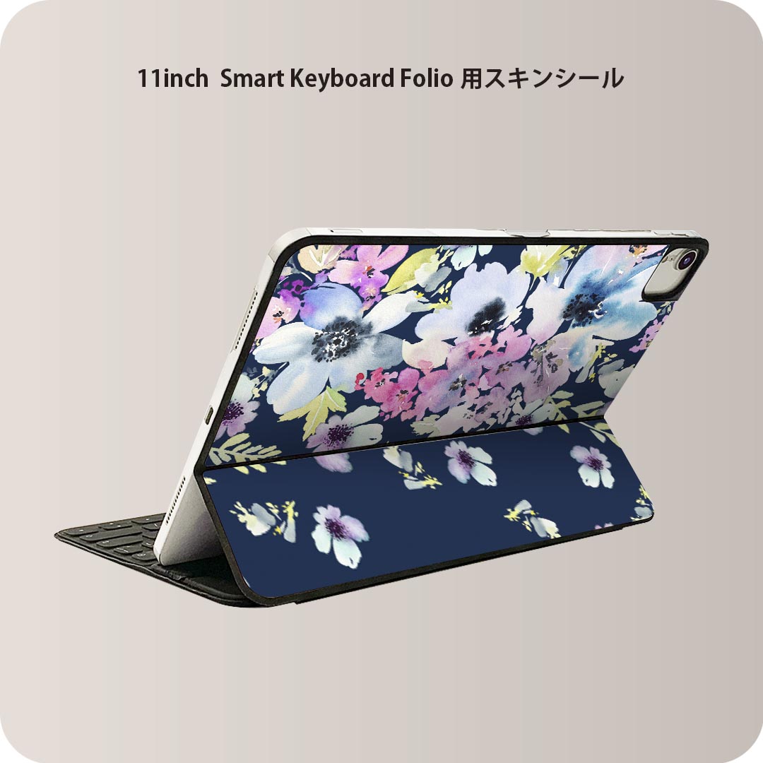 商品特徴・貼るだけでおしゃれに簡単着せ替え、iPad 11inch用 Smart Keyboard Folio 全面デザインスキンシール！・高精細プリントで写真と遜色がない仕上がり！・ちょっとしたすり傷から端末を保護！・「裸で持つ派」の人に...