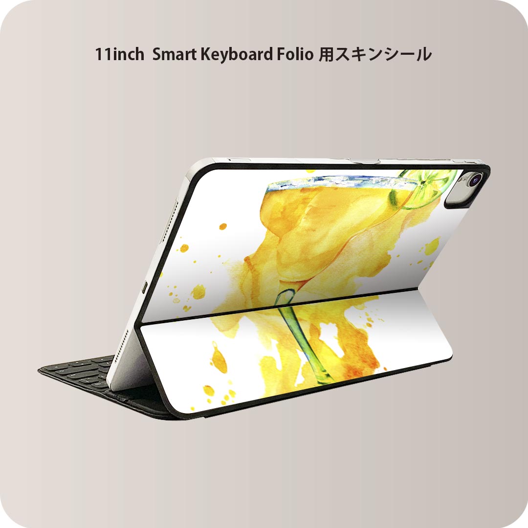 商品特徴・貼るだけでおしゃれに簡単着せ替え、iPad 11inch用 Smart Keyboard Folio 全面デザインスキンシール！・高精細プリントで写真と遜色がない仕上がり！・ちょっとしたすり傷から端末を保護！・「裸で持つ派」の人に...