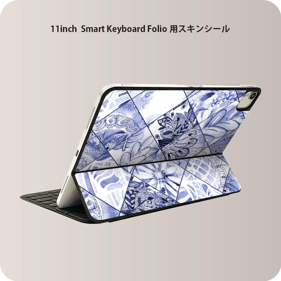 商品特徴・貼るだけでおしゃれに簡単着せ替え、iPad 11inch用 Smart Keyboard Folio 全面デザインスキンシール！・高精細プリントで写真と遜色がない仕上がり！・ちょっとしたすり傷から端末を保護！・「裸で持つ派」の人に...